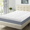 Impressions Plush Microfiber Filled Queen Size Bed, Huron Down ...