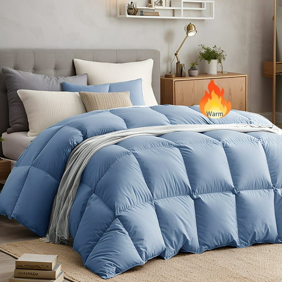 All-Season Goose Down Comforter 700+ Fill Power, Lightweight & Warm ...