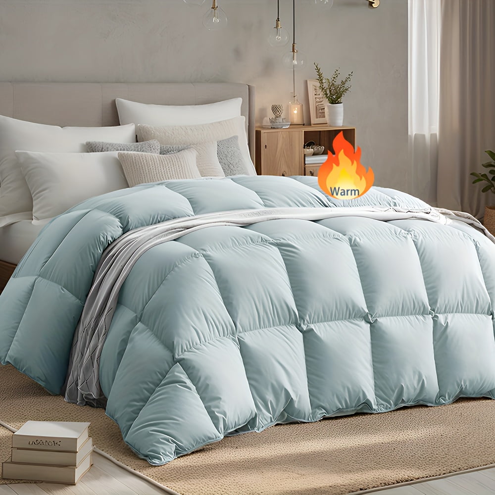All-Season Goose Down Comforter 700+ Fill Power, Lightweight & Warm ...