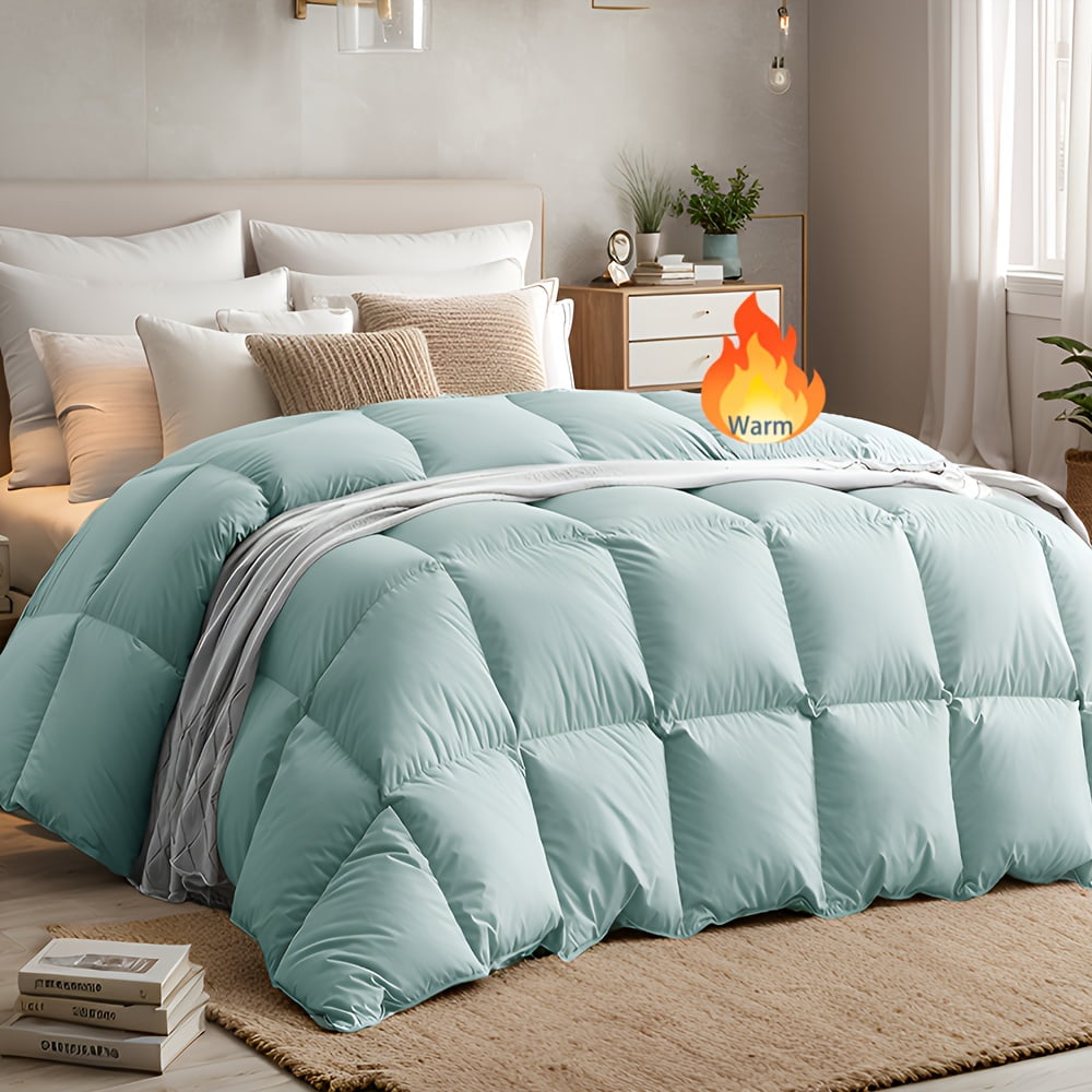 All-Season Goose Down Comforter 700+ Fill Power, Lightweight & Warm ...