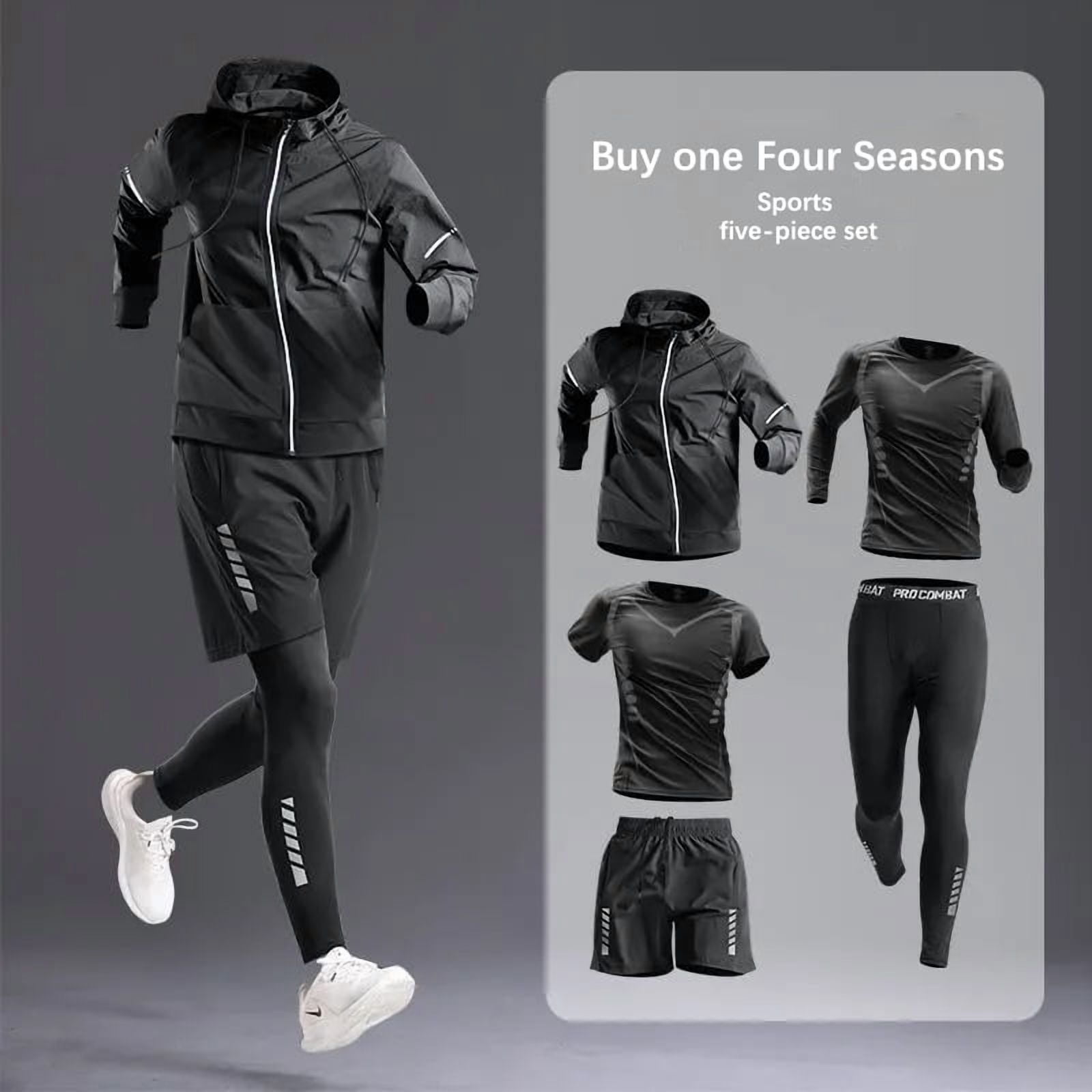 All-Season Men's Sportswear Set/Suit - Tracksuit for Running， Cycling ...