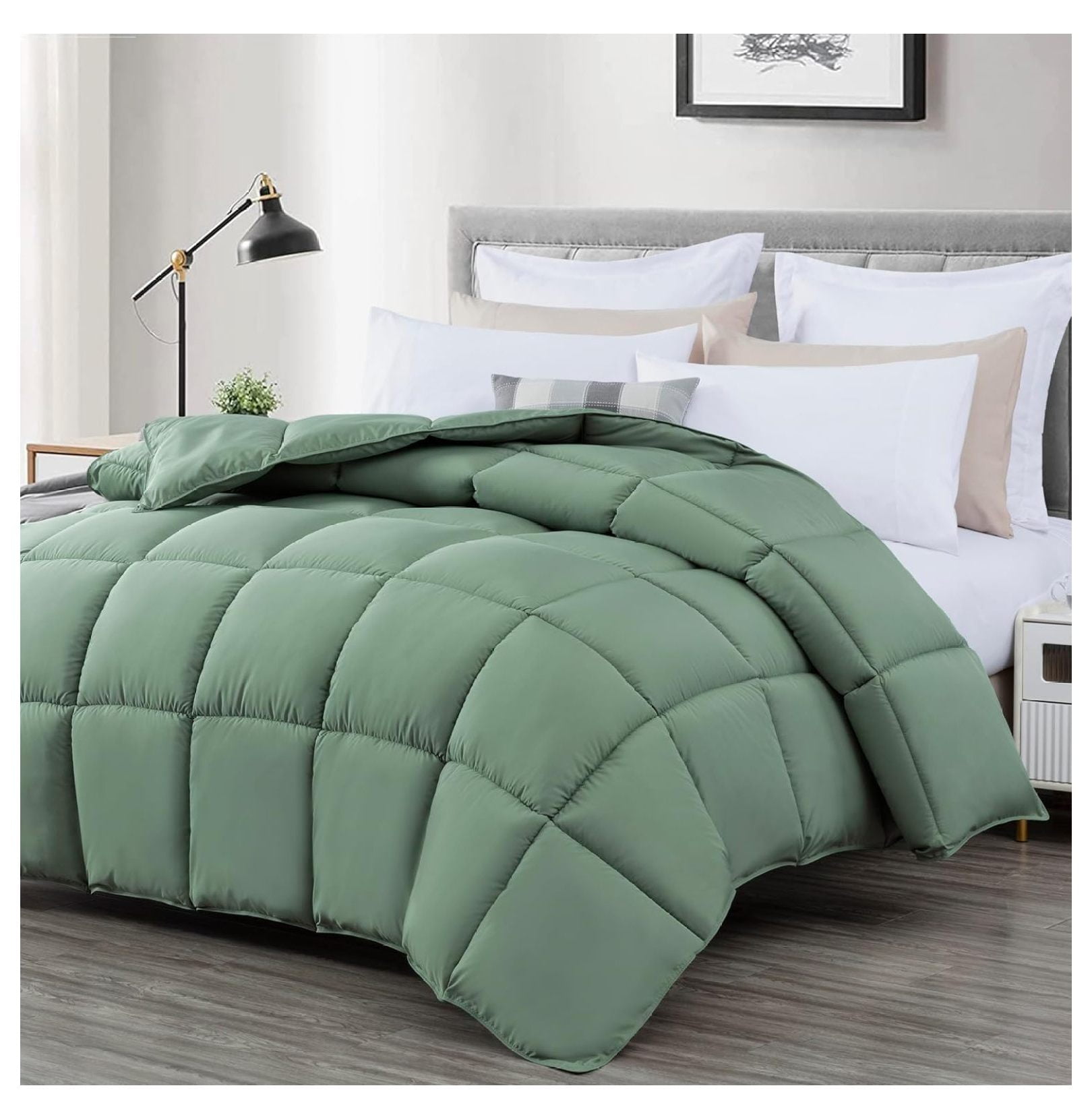All Season Oversized King Size Down Alternative Comforter - Plush ...