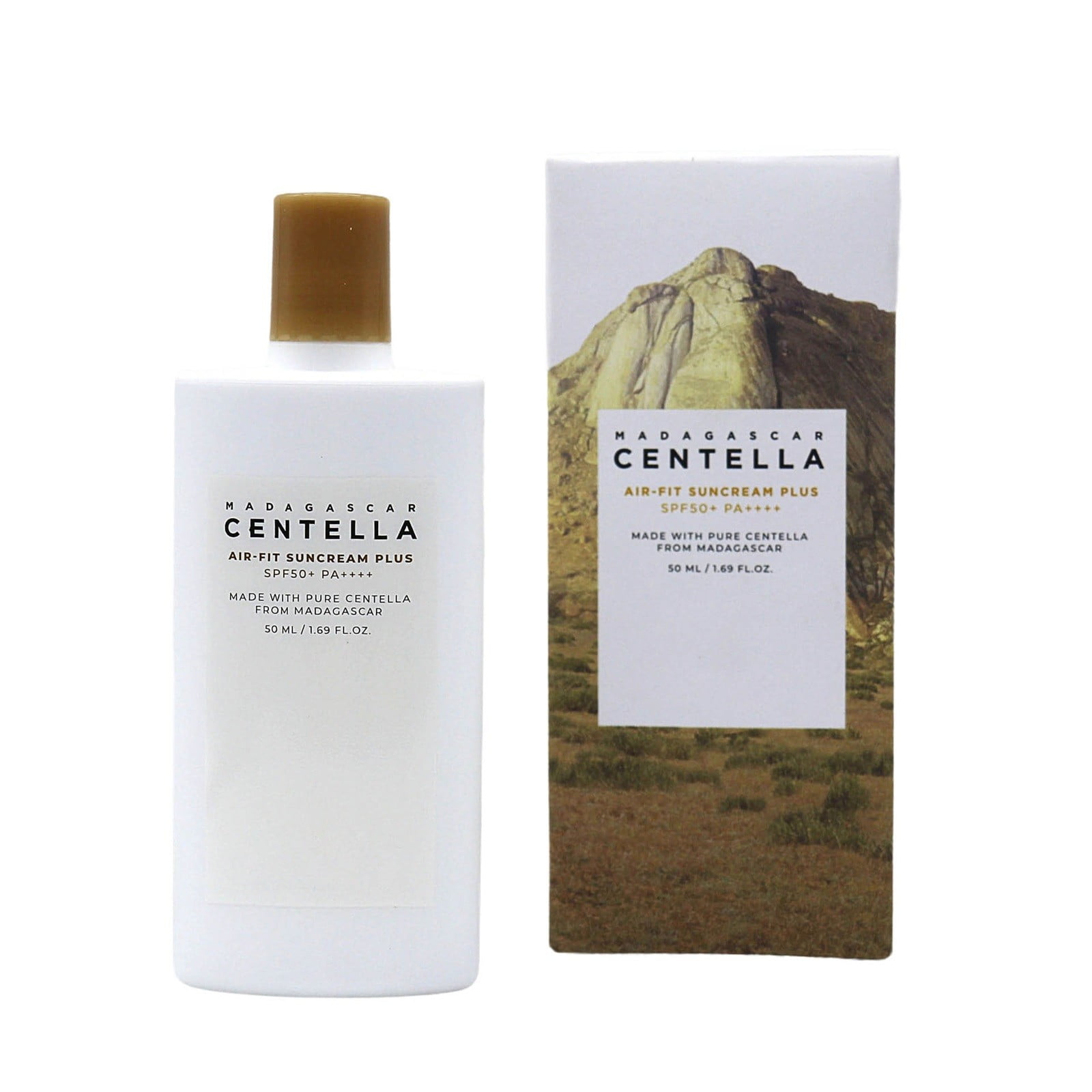 All-Season Physical Sunscreen - 50ml Airy Formula with Natural Tone for Outdoor Protection ...