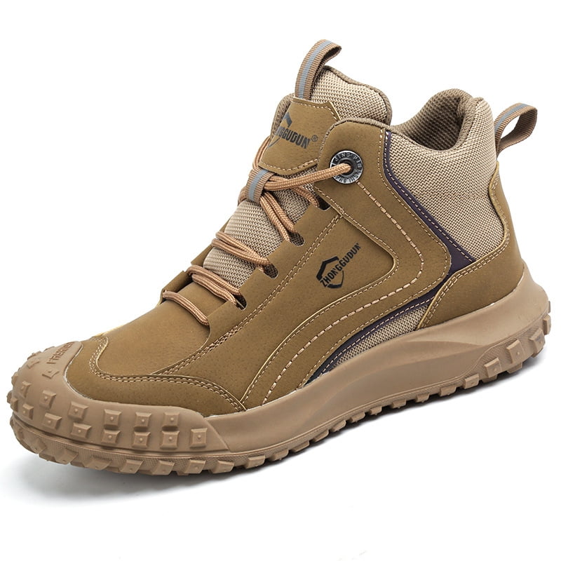 All-Season Steel Toe Safety Work Shoes - Anti-Puncture Safety Boots for ...