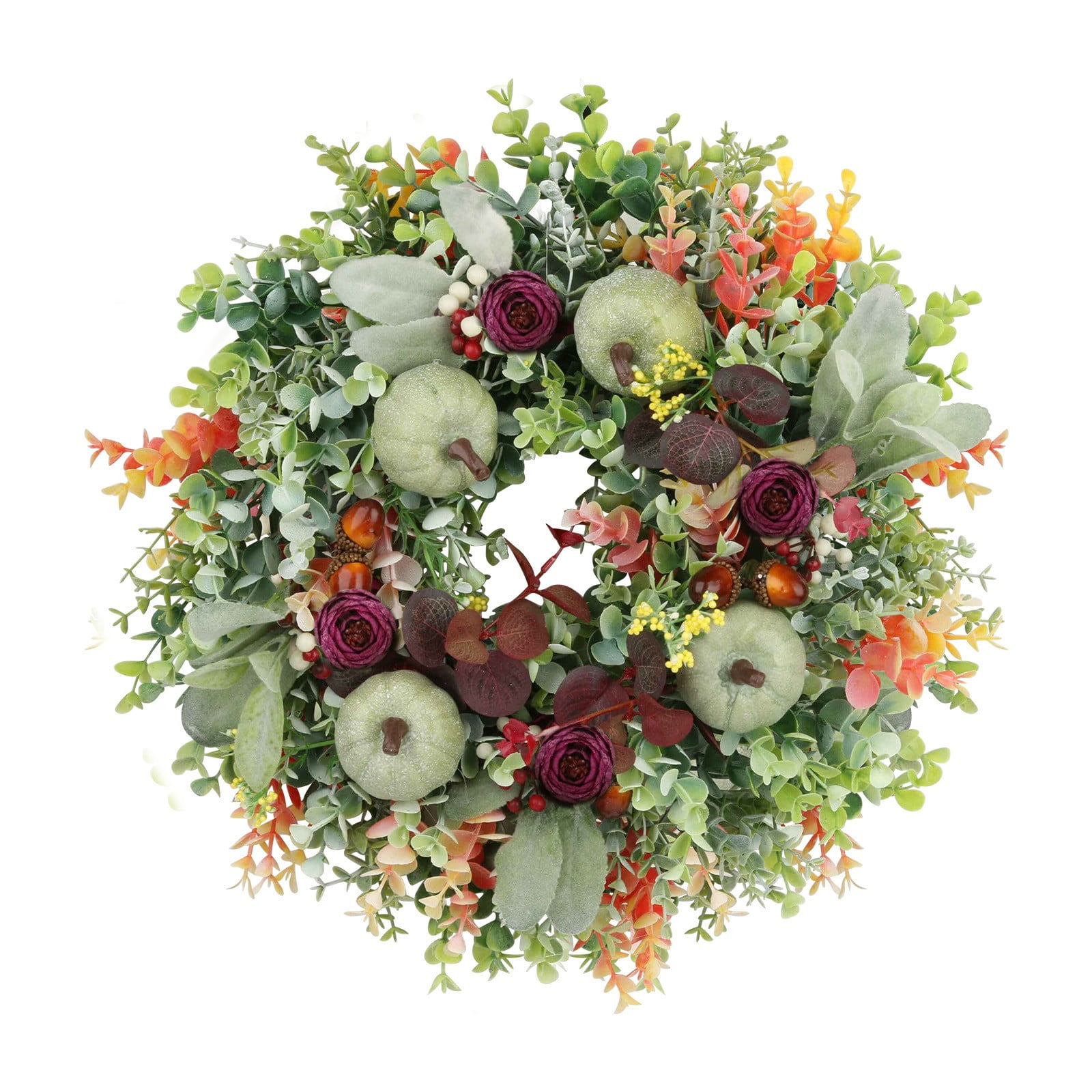 All Seasons Abundant Assorted Flowers Wreaths Wreath Decorative Wreath ...