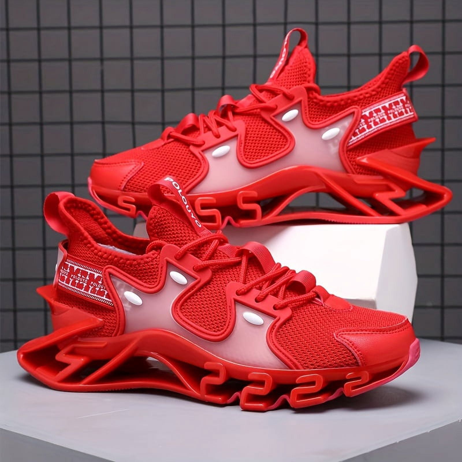 [All Seasons Breathable Slip On Shoes] Men's Shock Absorption Trendy ...