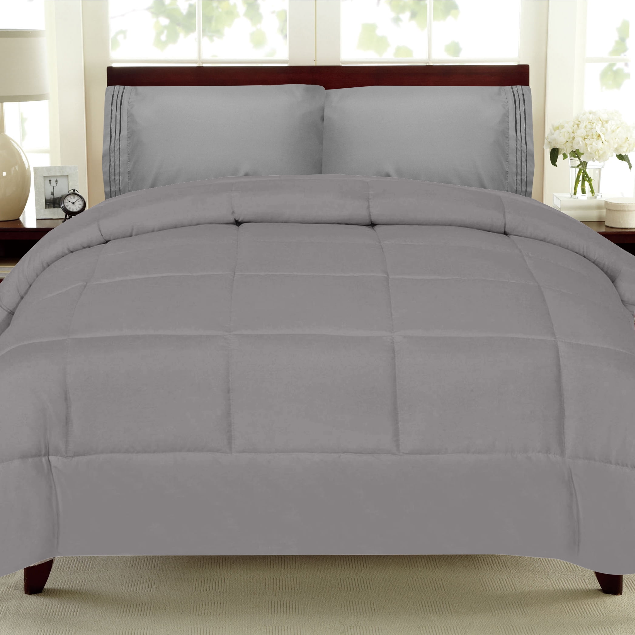 Sweet Home Collection Queen Down Alternative Comforter Hypoallergenic ...