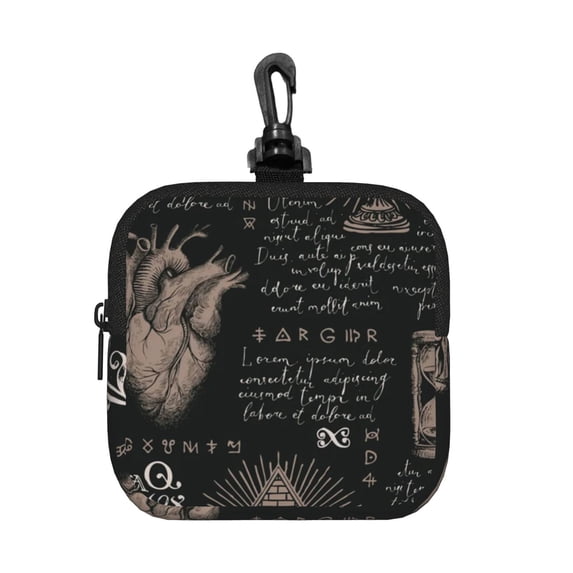 All Seeing Abstract Medical Magic Square Gear Pouch with Lobster Clasp ...
