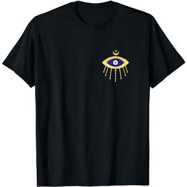 All Seeing Evil Eye Yellow Eyelashes Curse Protection T-Shirt - Walmart.com