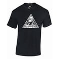 All Seeing Eye Anonymous Illuminati Conspiracy Masons Unisex S-5XL T ...