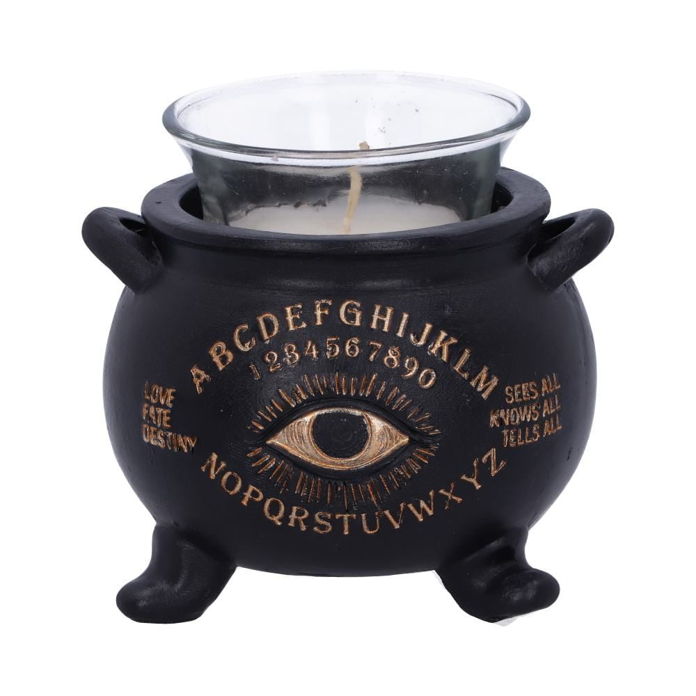 All Seeing Eye Cauldron Tealight Candle Holder Pagan Gothic Occult ...