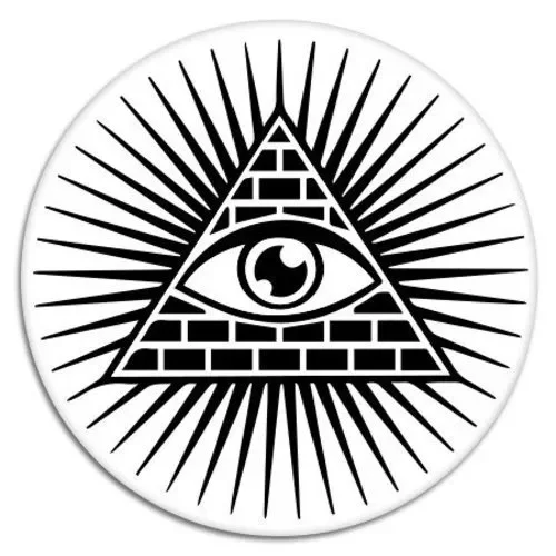 All Seeing Eye Omniscient Sticker Phone Decal Water Bottle Stickers Car ...