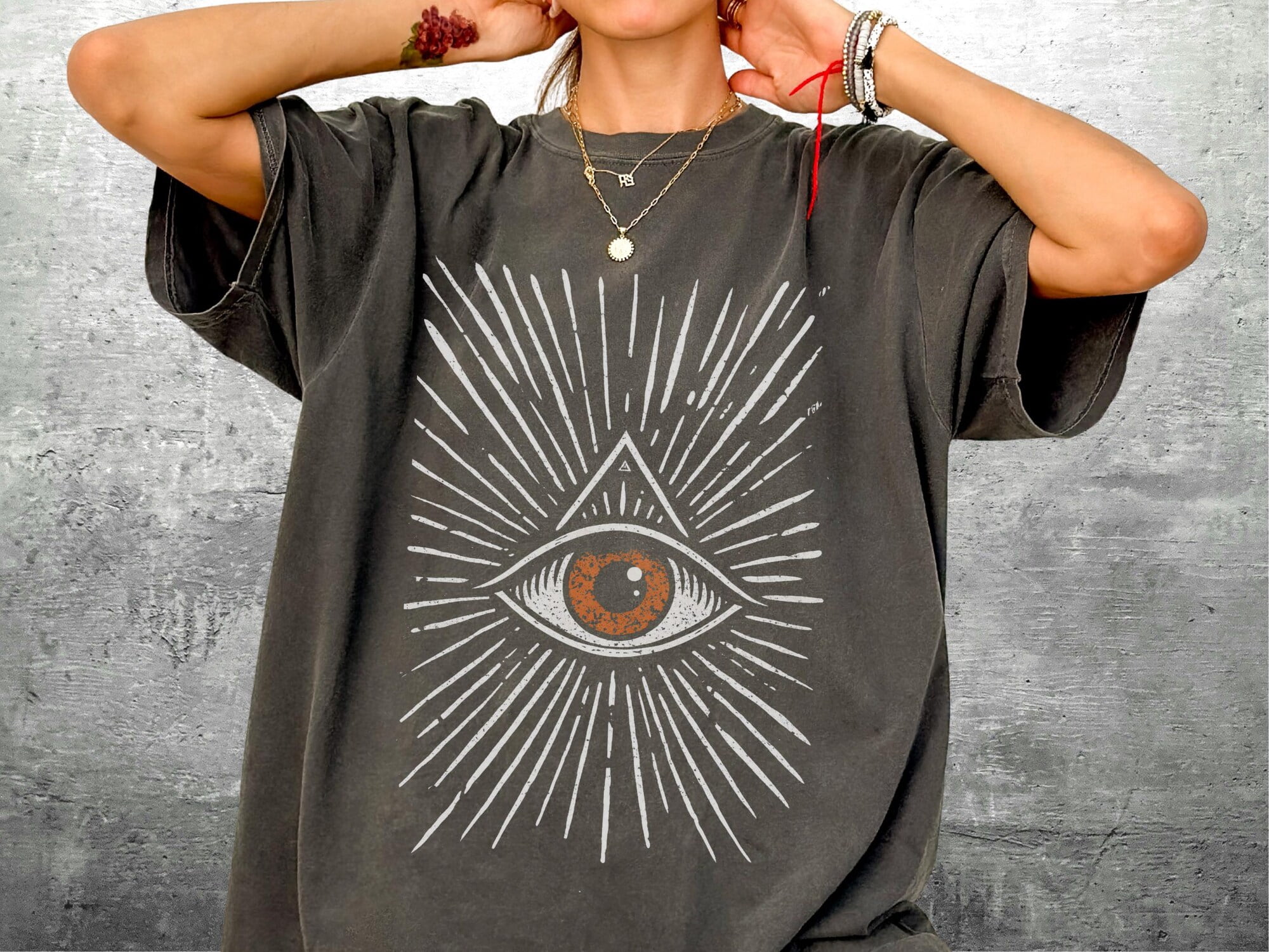 All Seeing Eye Shirt Witchy Clothes Womens Mens Unisex Tshirt - Walmart.com
