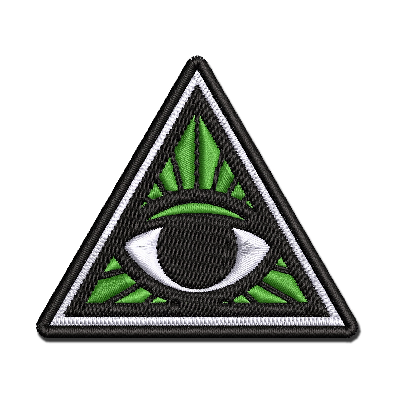 All Seeing Eye of Providence Applique Multi-Color Embroidered Hook ...