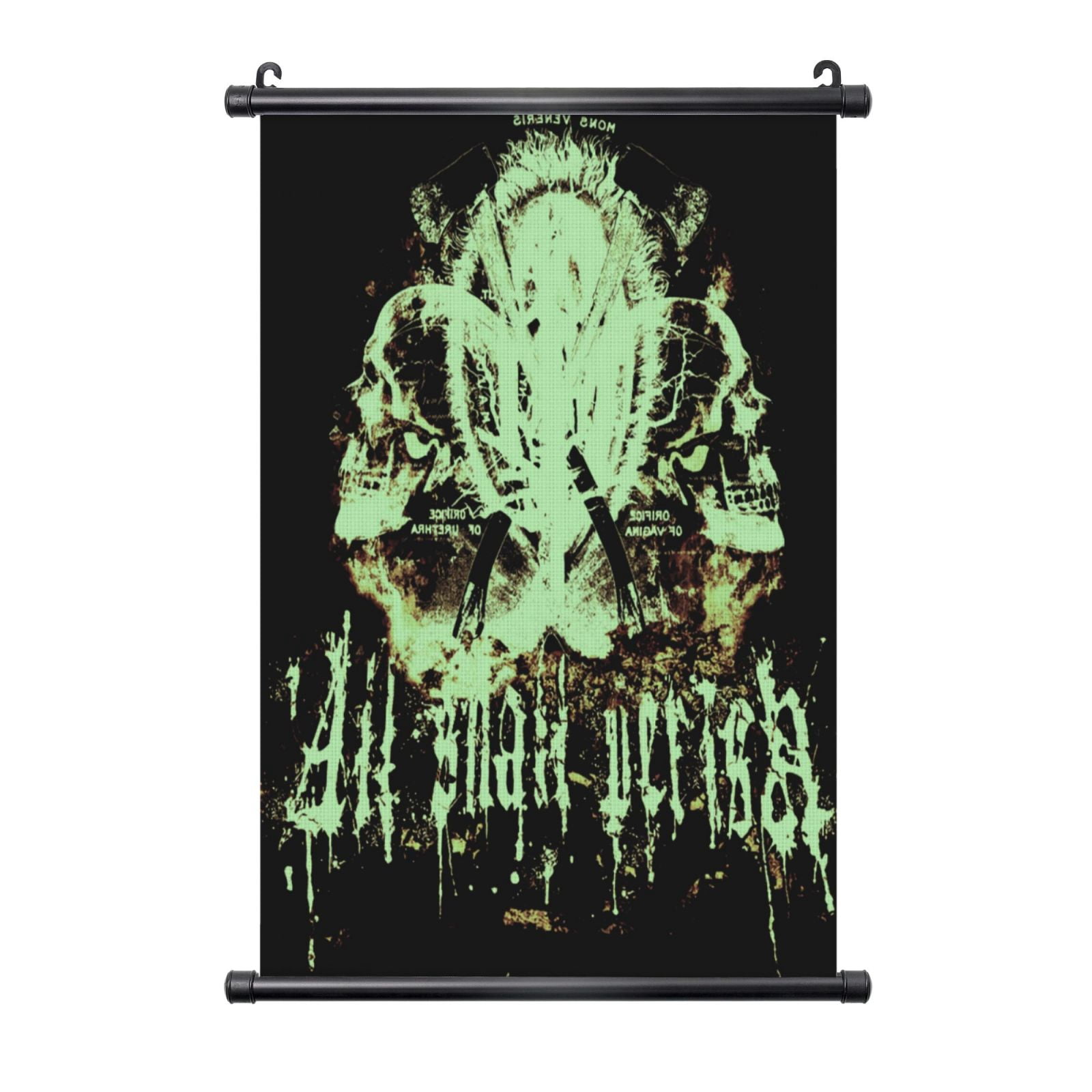 All Shall Perish Posters Wall Hanging Black Plastic Shaft Poster Wall Art Aesthetic Hanger Frame ...