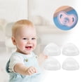 All Silicone Pacifier Two Color Liquid Silicone Sleep Pacifier Play ...