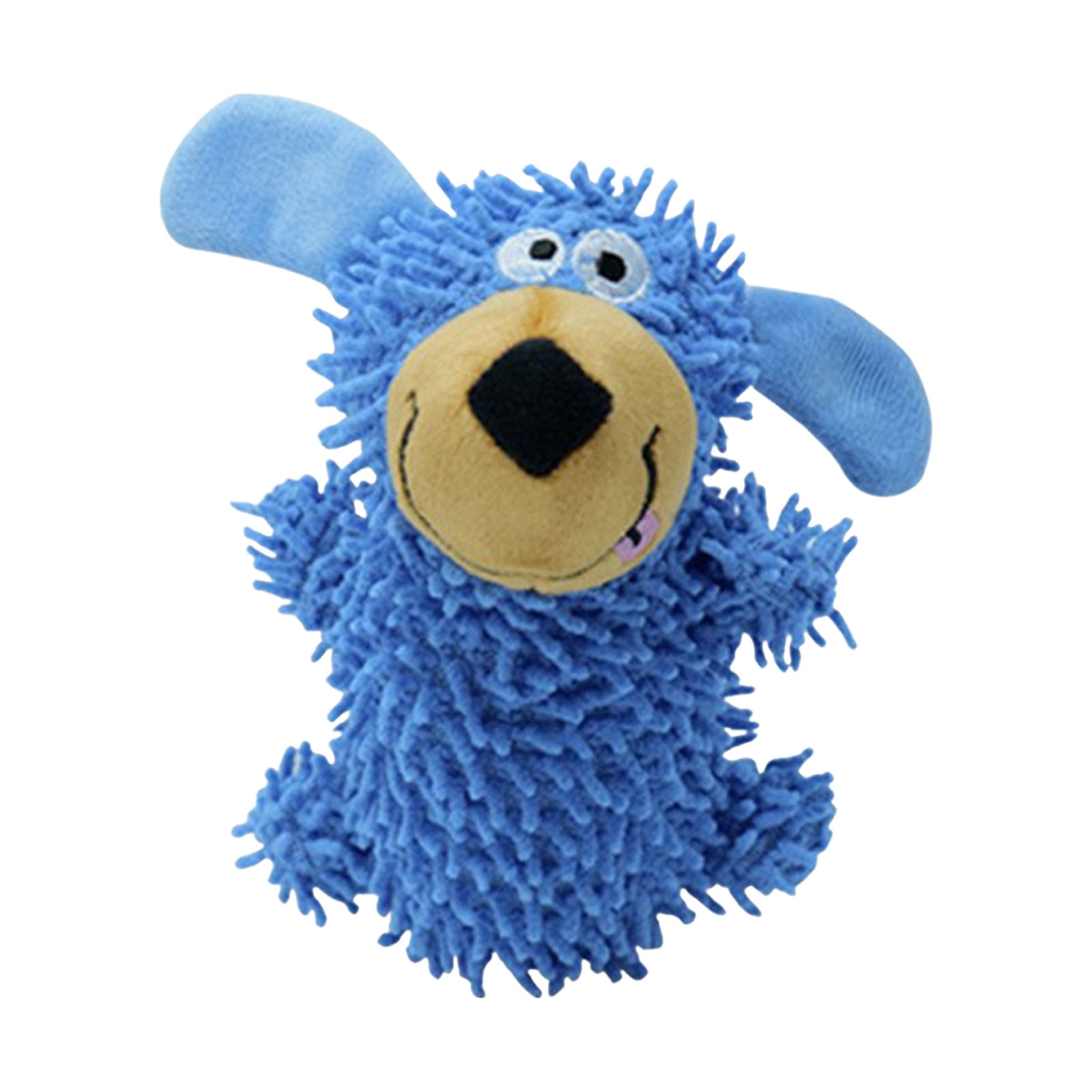 All-Sized Dog Interactive Plush: Squeaky Mop Rattle, Bite Sounds ...