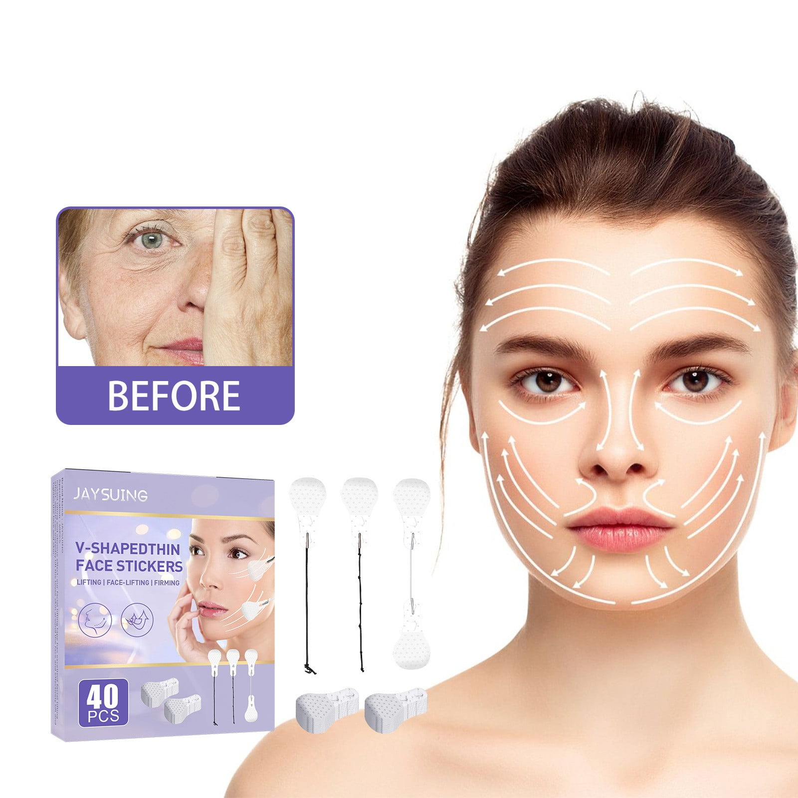 All Skin Types For Dry Sensitive Skin Face Lift Tape Lift Sticker For ...