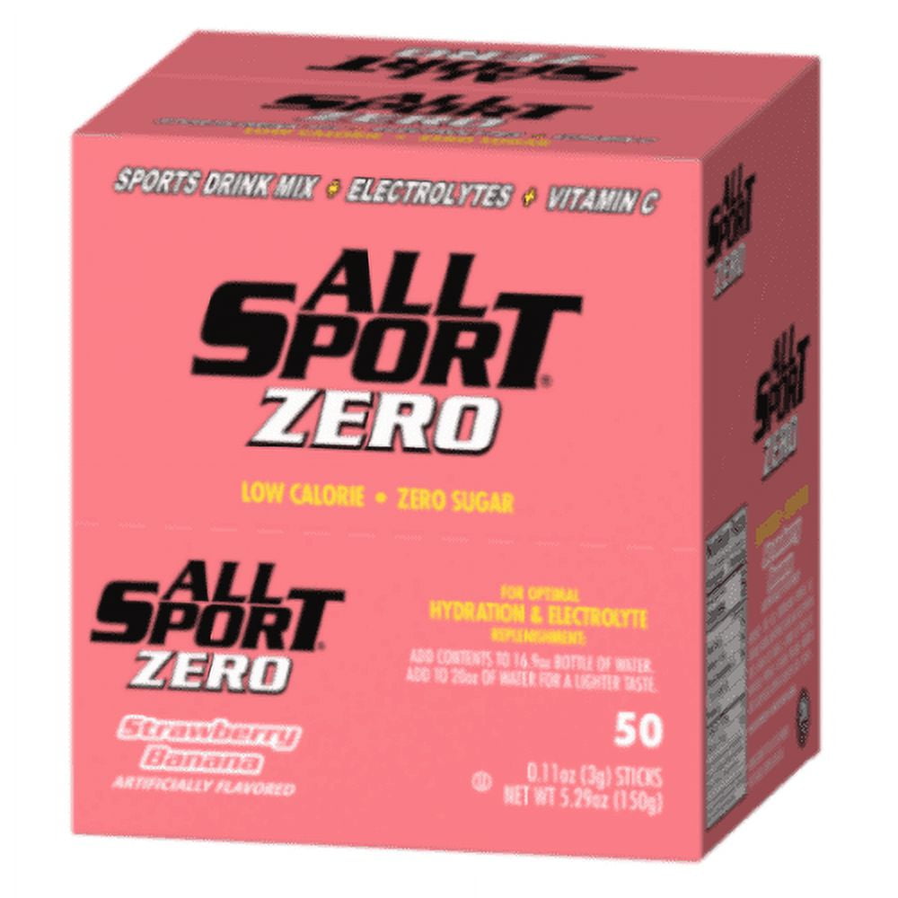 All Sport Powder Hydration Sticks, Low Calorie, Performance Electrolyte ...