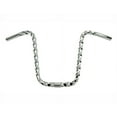 All Square Twisted Handlebar 13" 25.4mm Chrome. Bike handle bar ...