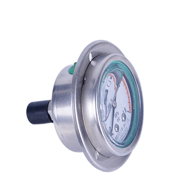 All Stainless Steel Axial Belt Edge Pressure Gauge Air Pressure Gauge ...