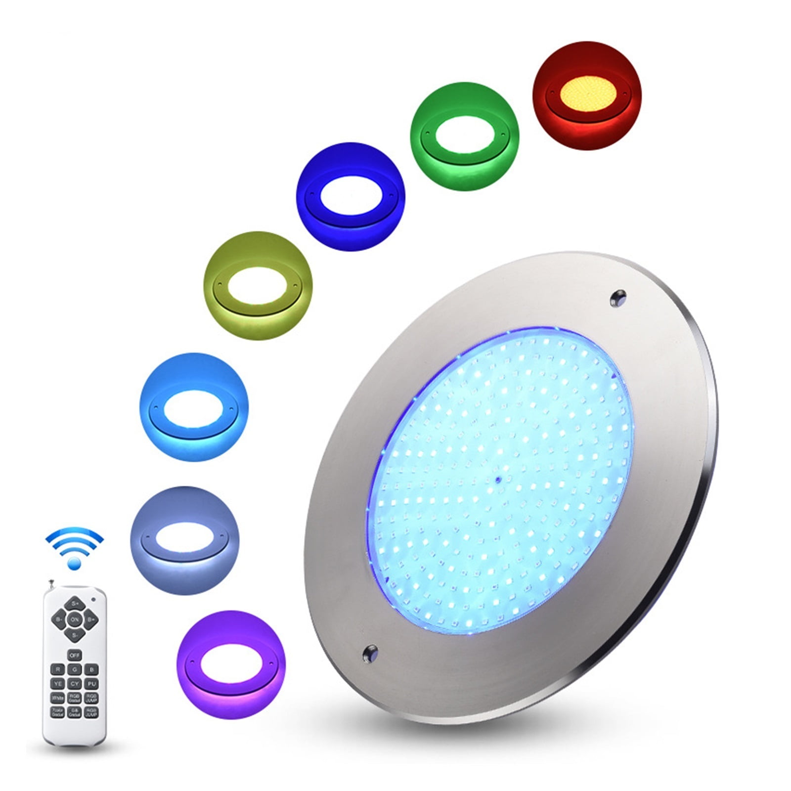 All Stainless Steel Led Underwater Light Thin Section Wall-mounted Swimming Pool Light RGB ...