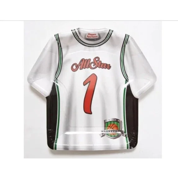 All Star Jersey Shaped 9” Party Plate 8 Ct - Walmart.com