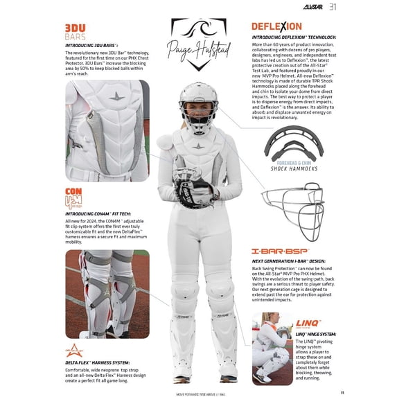 All Star PHX Paige Halstead Fastpitch Softball Catchers Set (Large ...