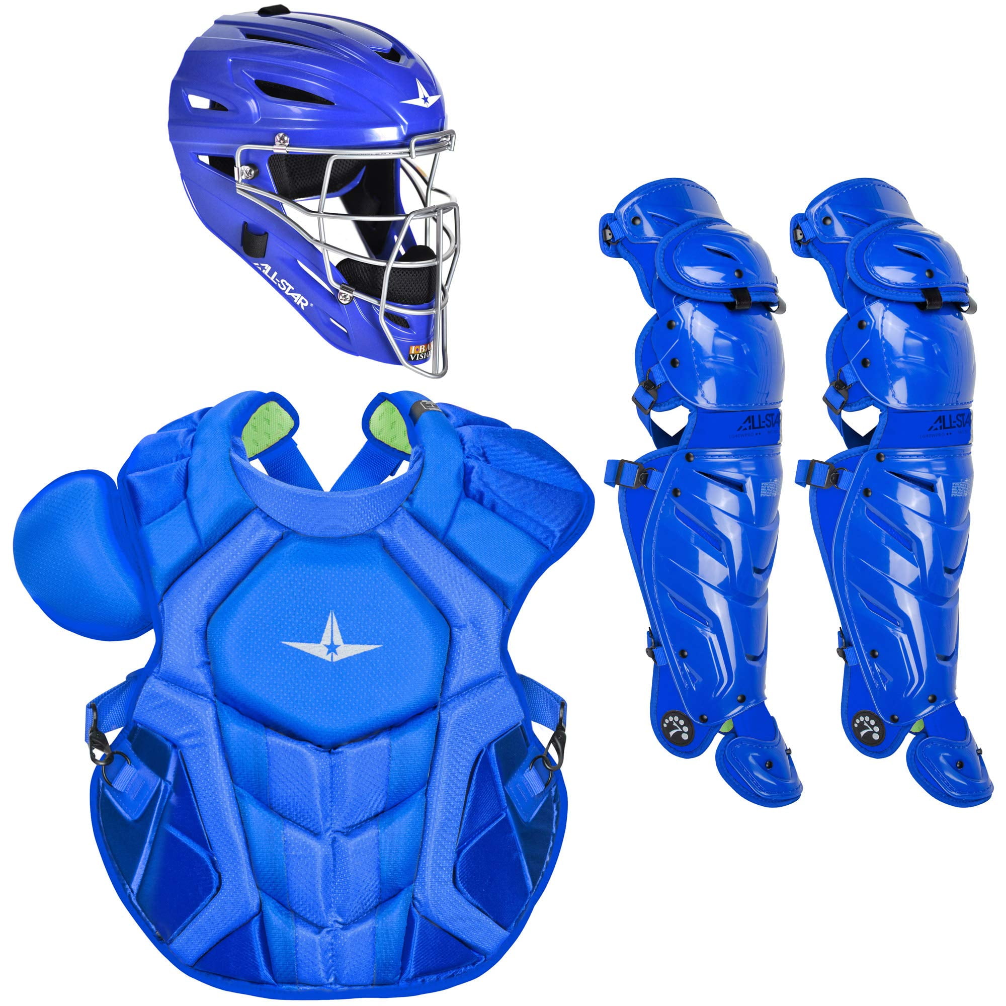 All Star Adult System7 Axis Pro Catcher's Set Royal Adult - Walmart.com
