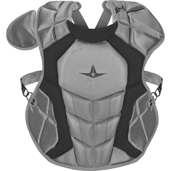 All Star Youth S7 Axis Baseball Catchers Chest Protector (12-16) Grey ...