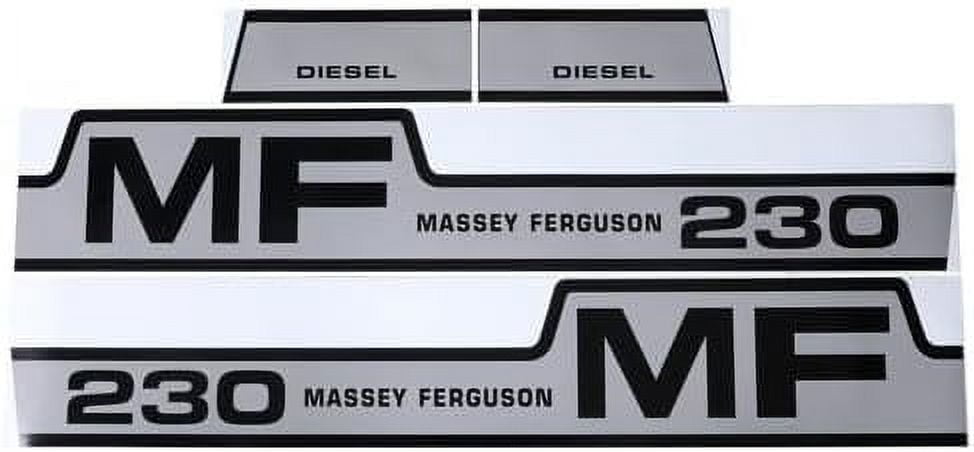 All States 230 Hood Decal Set Mylar fits Massey Ferguson 230 - Walmart.com