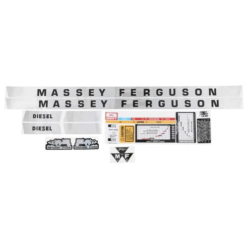 All States Decal Set 135 Mylar fits Massey Ferguson 135 - Walmart.com