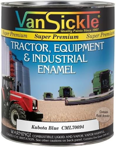 All States Kubota Blue Tractor Quart fits Paint Kubota - Walmart.com