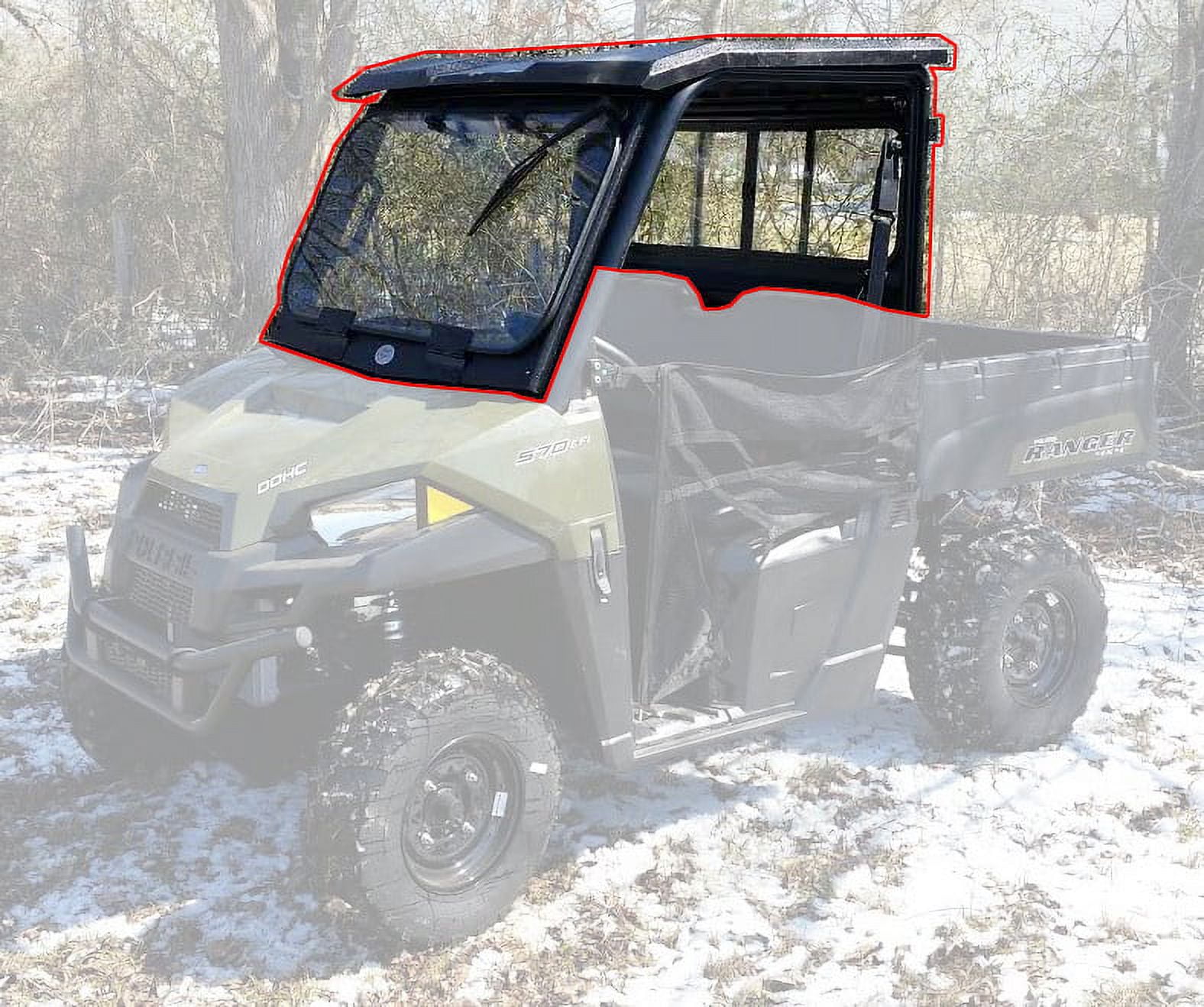 All Steel Cab Enclosure System No Doors for Polaris 2015-21 Ranger 570 ...