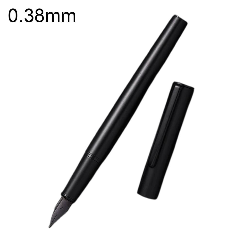 All-Steel Matte Fountain Pen, Curved Nib Calligraphy Pen, High-End ...