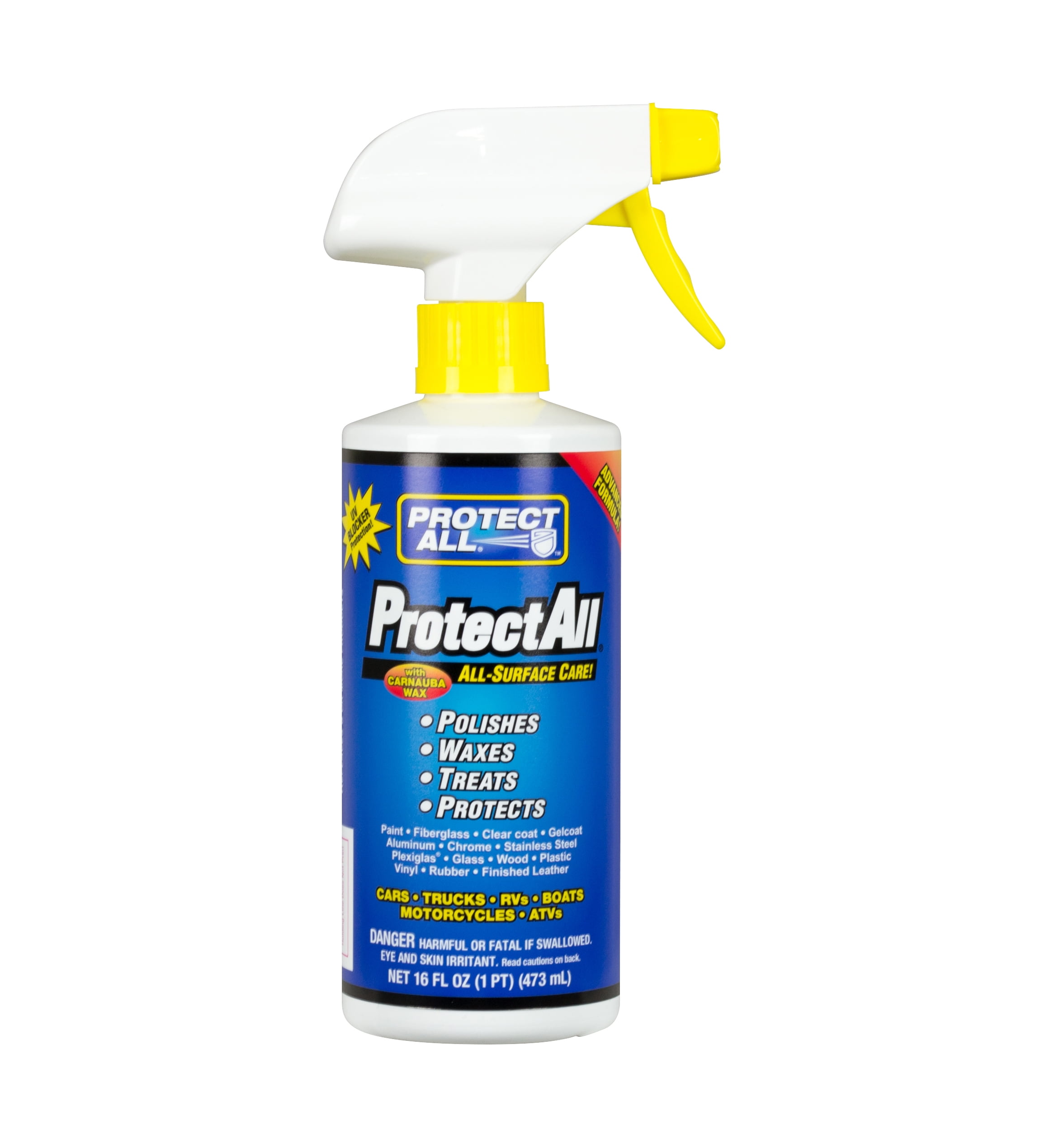 Protect All 62016 - All-Surface Cleaner, Wax, Polisher, Protector - 16 ...