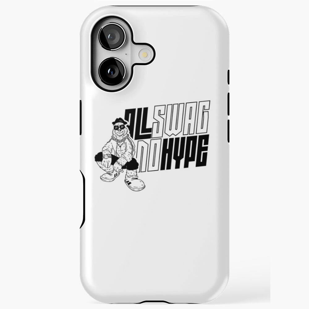All Swag No Hype Inspired Retro Tribute Bold Artwork iPhone Case 17 ...
