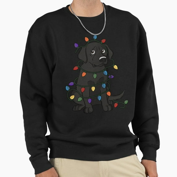 All Tangled Up Christmas Lights Holiday Graphic Unisex Sweatshirt Funny ...