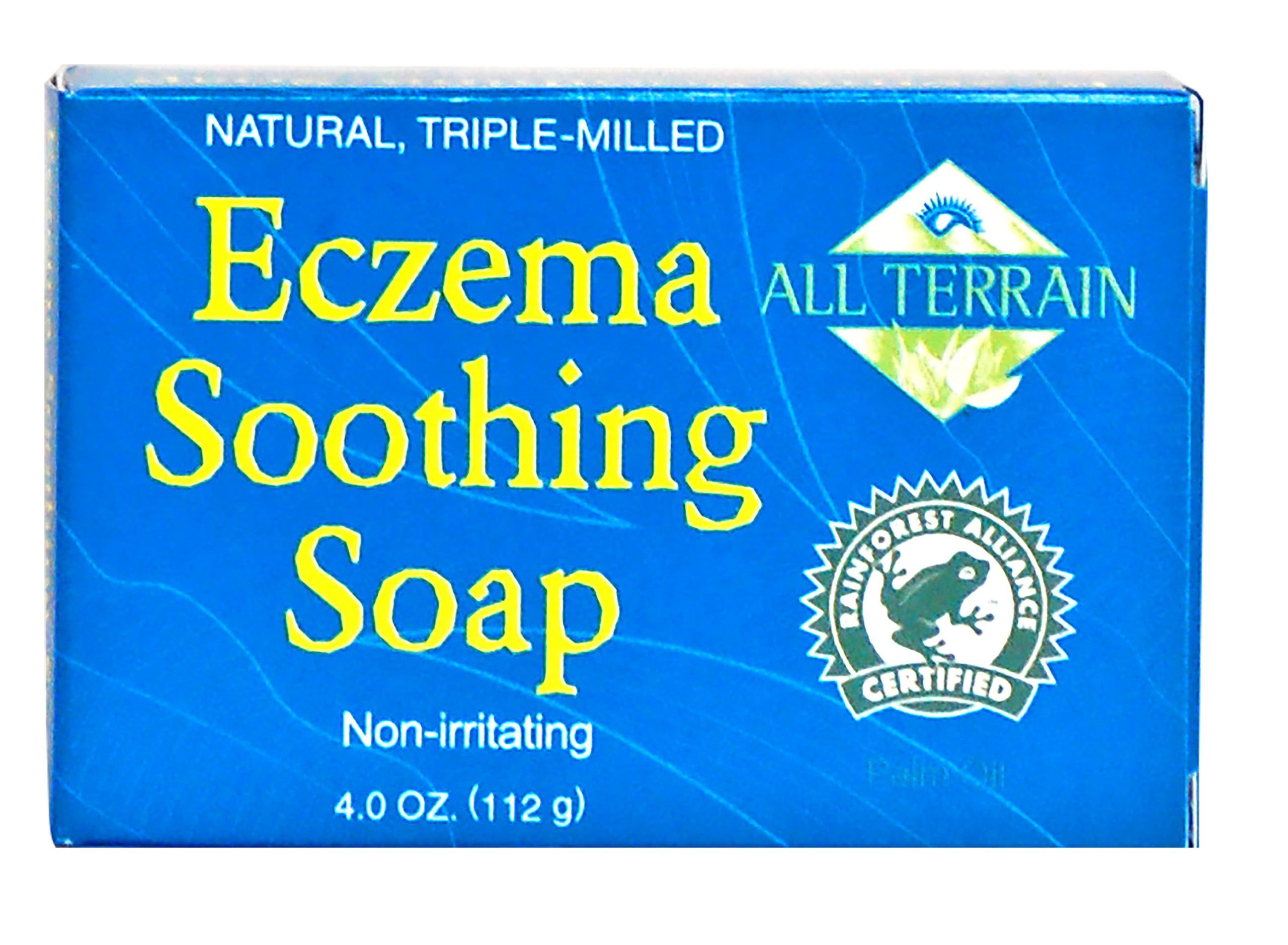 All Terrain Eczema Soothing Soap Bar, 4oz, To Cleanse & Calm Itchy ...