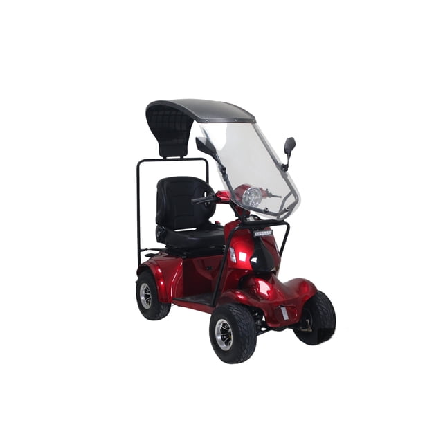 All-Terrain Fat Tire Electric Mobility Scooter, 1000W Motor, 450 lbs ...