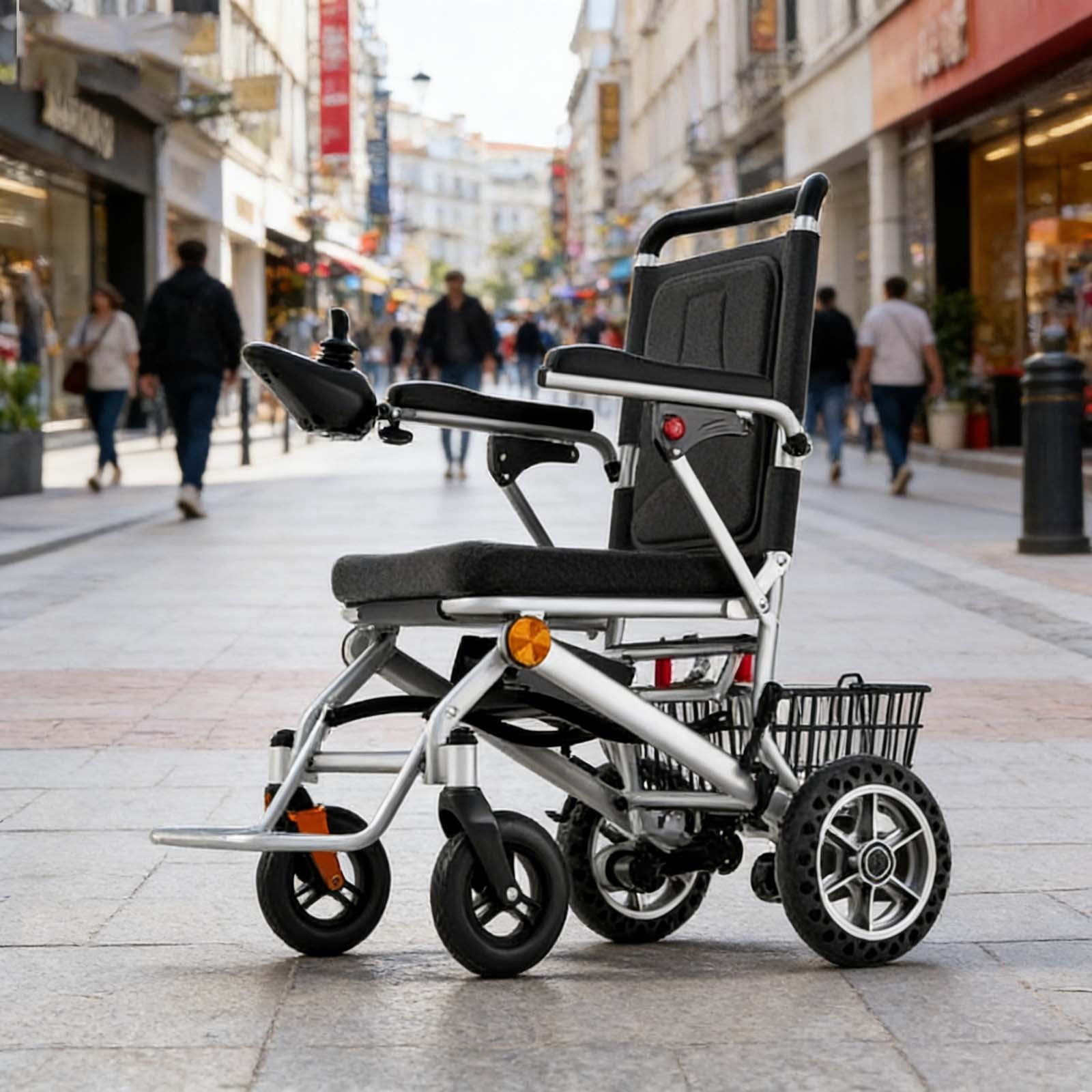 All-Terrain Foldable Electric Wheelchair - Lightweight 32 lbs Power ...