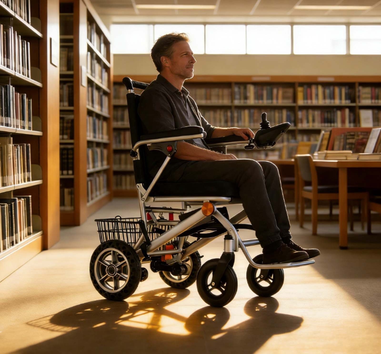 All-Terrain Foldable Mobility Chair - 500W Ultra Lightweight Electric ...