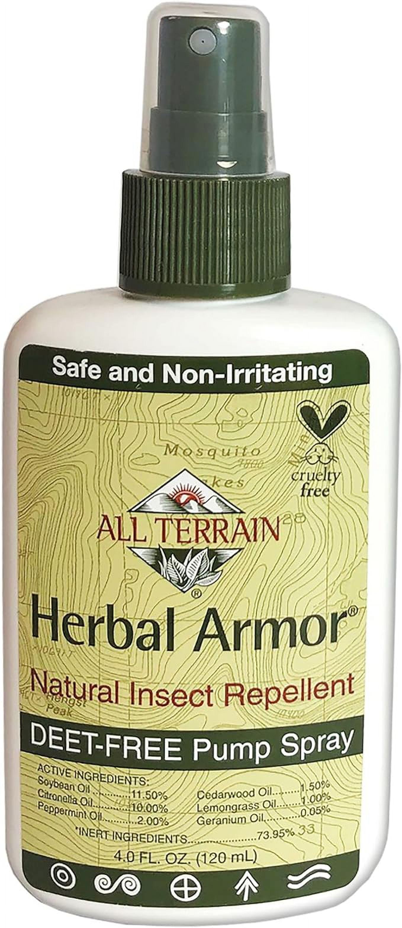 All Terrain Herbal Armor Natural DEET-free Insect Repellent, Pump Spray ...