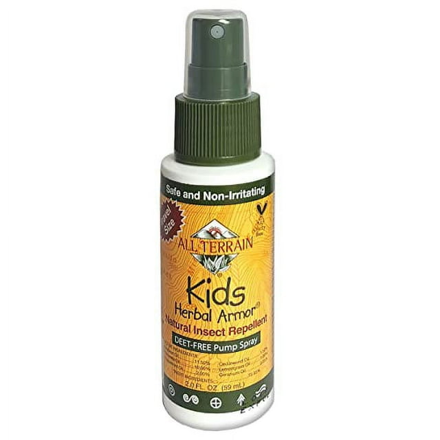 All Terrain Kids Herbal Armor Natural, DEET-free Insect Repellent, Pump ...