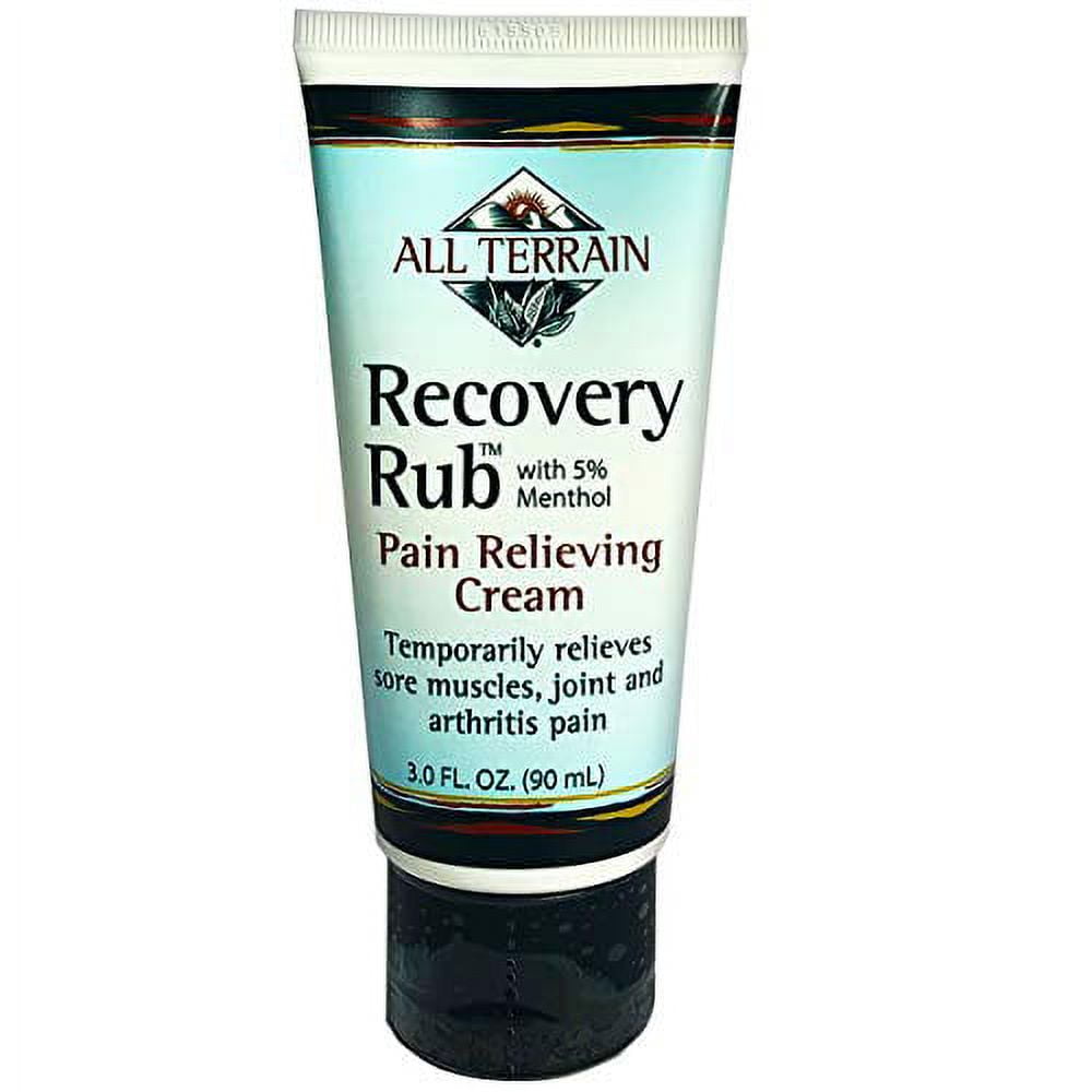 All Terrain Recovery Rub Soothing Massage Cream 3oz, Natural Relief for ...
