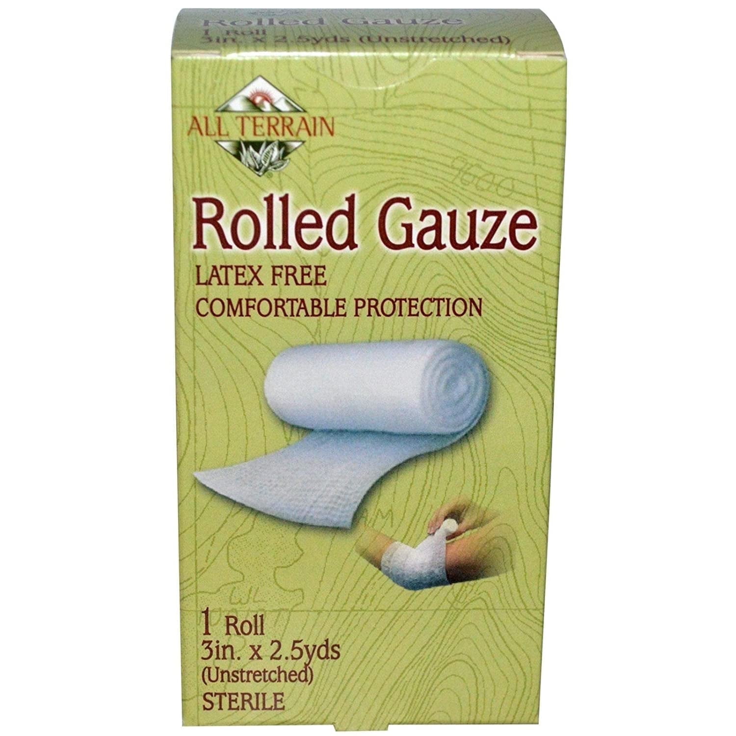 All Terrain Rolled Gauze Latex Free - 1 Roll Pack of 2 - Walmart.com