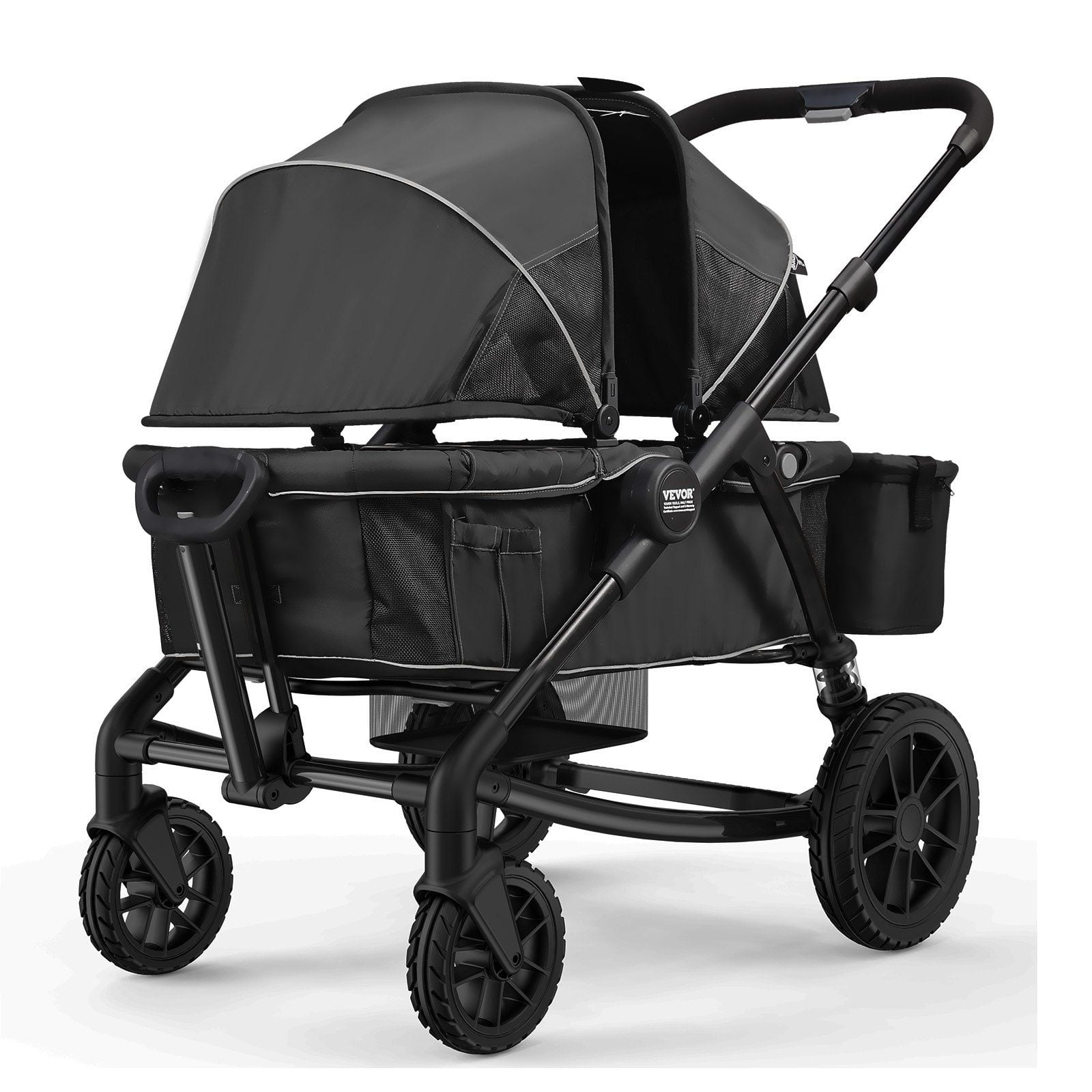 All-Terrain Stroller Wagon, 2 Seats Foldable Expedition 2-in-1 ...