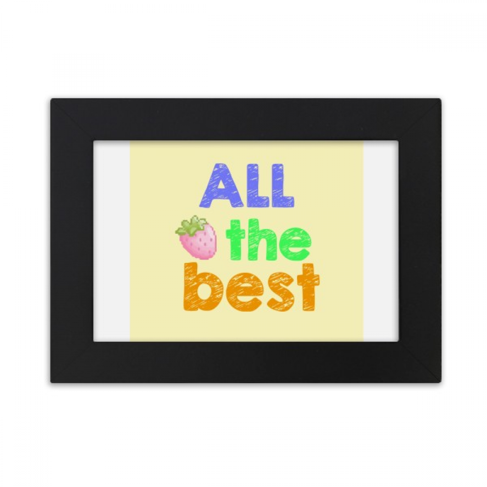 All The Best Warm Heart Text Lithe Desktop Photo Frame Ornaments ...