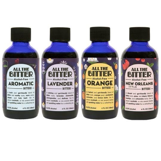 All The Bitter - The Bitter Bundle - 4 Non Alcoholic Bitters Gift Set ...