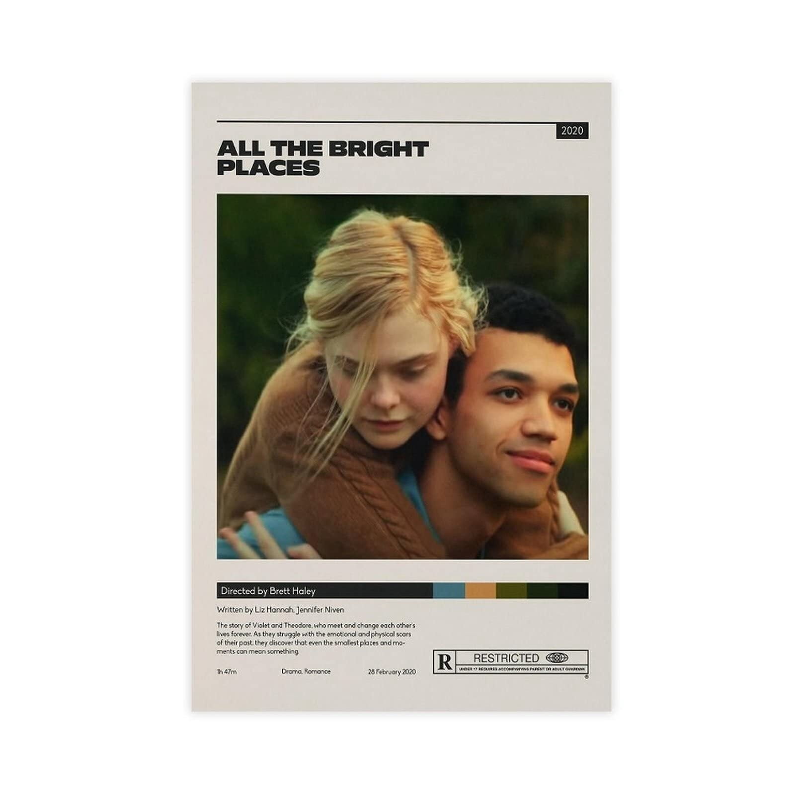 All The Bright Places Poster Movie Poster Canvas Poster Bedroom Decor ...